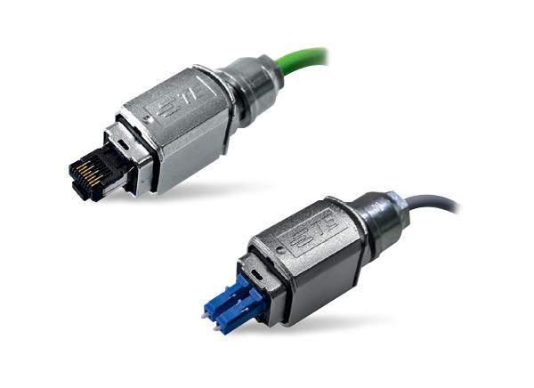 Connecteur RJ45 industriel / à fibre optique - TE Connectivity / AMP ...