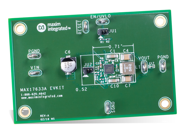 MAX17633xEVKIT Converter Evaluation Kits - Analog Devices / Maxim Integrated | Mouser