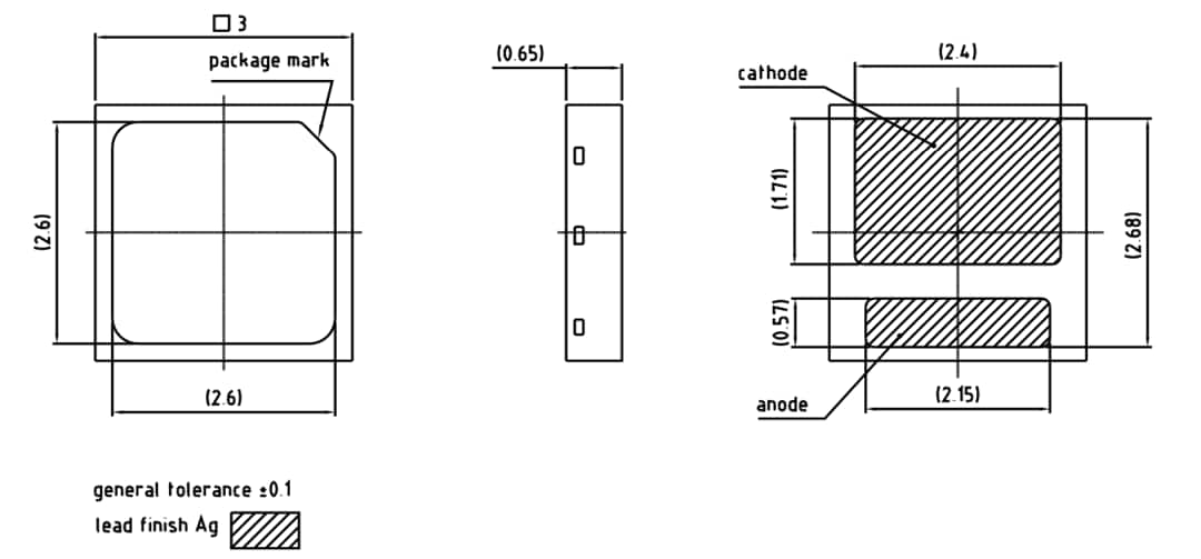 OSCONIQ® S 3030 White LEDs - ams OSRAM | Mouser