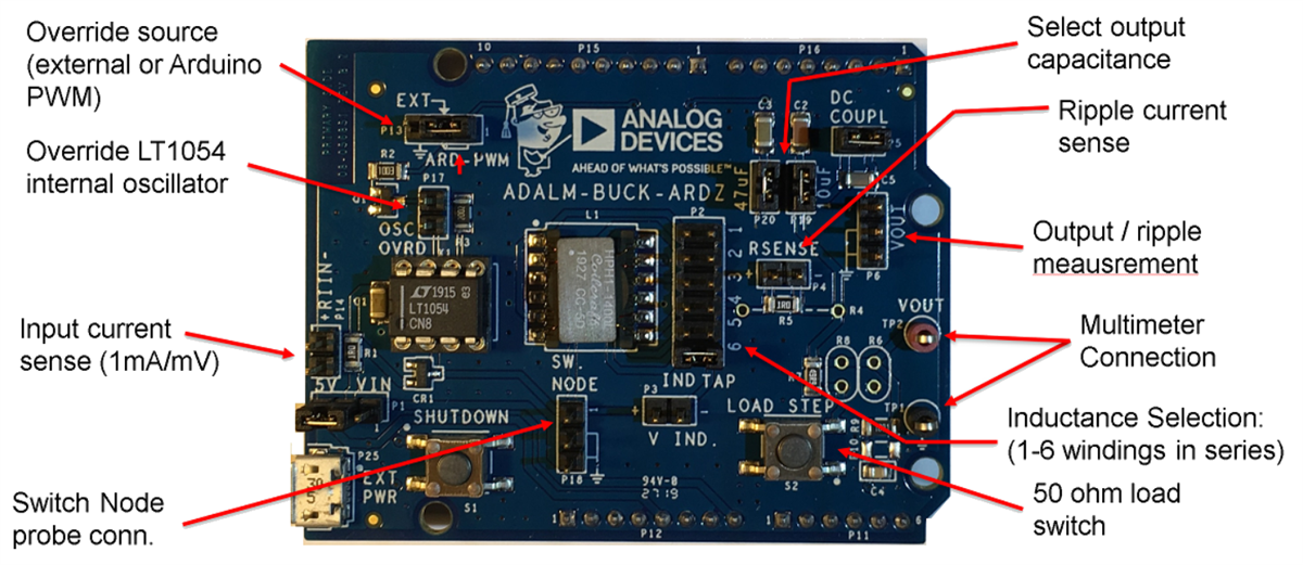 ADALM-BUCK-ARDZ Companion Board - ADI | Mouser