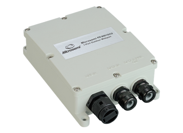 Injecteur PoE à port unique PD-9501GCO IP67 - Microsemi | Mouser