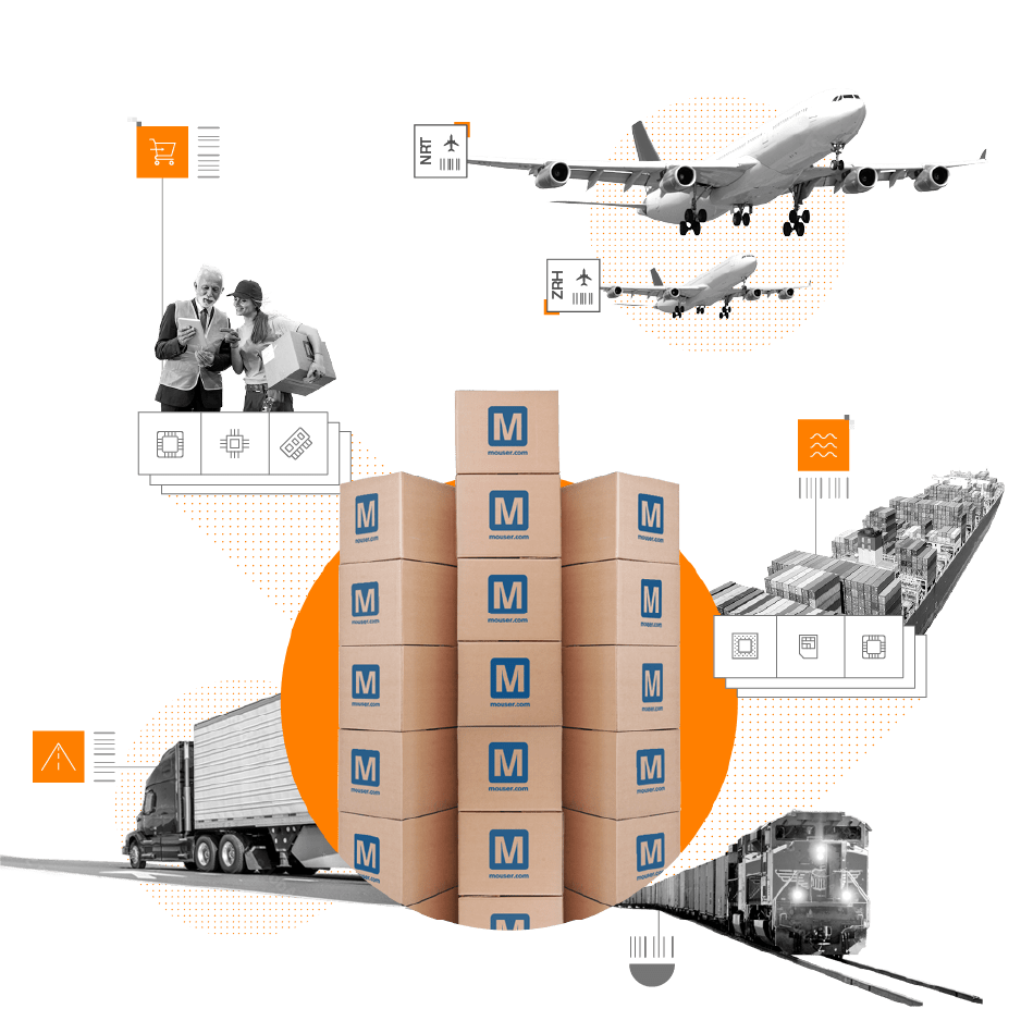 Infographie Mouser en chiffres - Mouser